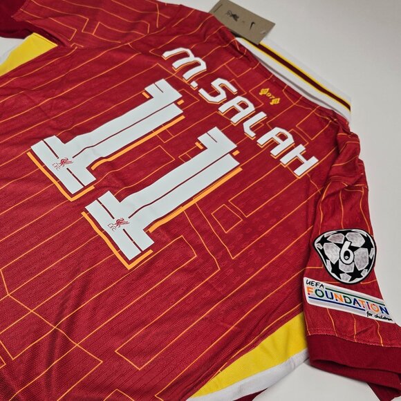 Nike | Shirts | M Salah Liverpool Jersey 1 Red 2425 | Poshmark